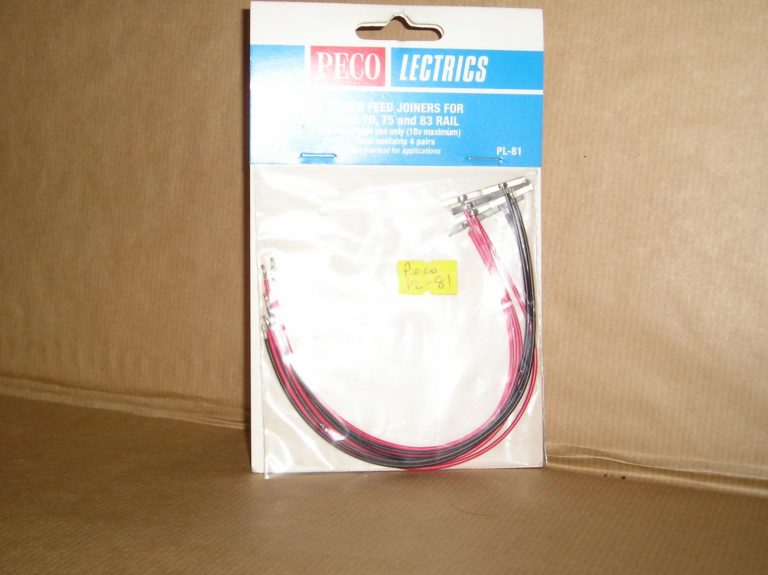 Peco PL-81 power feed fishplates/joiners for code 70, 75 & 83 rail, in ...